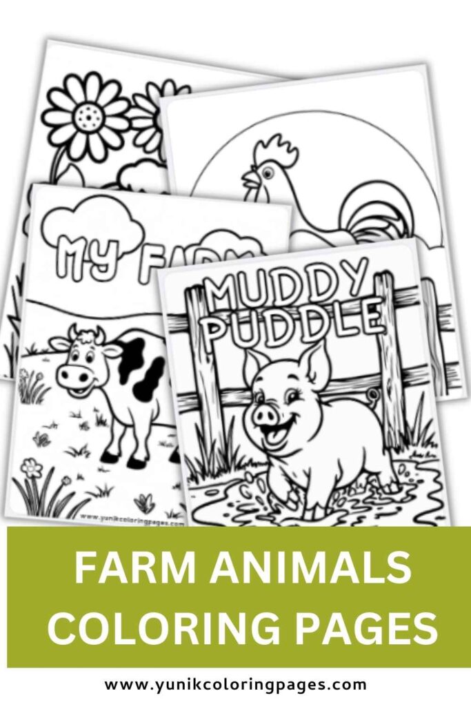 Farm Friends: Free Printable Coloring Pages for Kids - Yunik Coloring Pages
